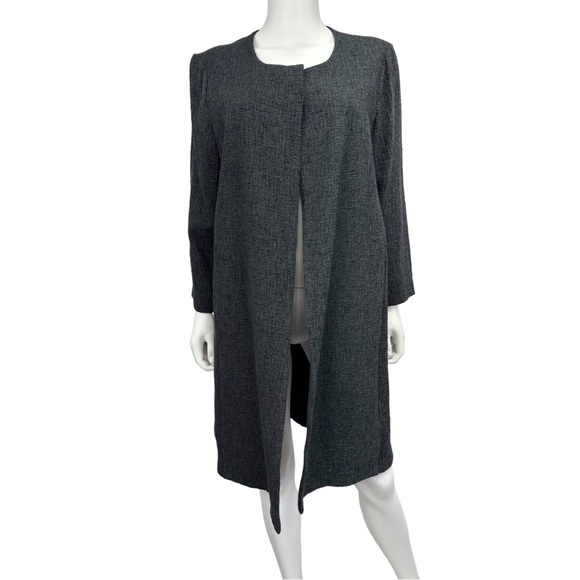 Eileen Fisher | Jackets & Coats | Eileen Fisher Charcoal Gray Duster ...